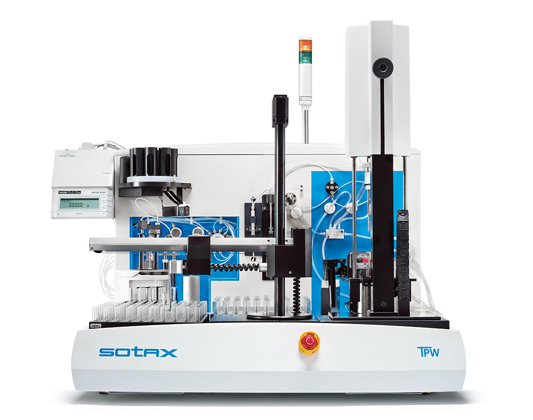 Reliably Automated Preparation Of Samples For Cu And Assay Testing Sotax